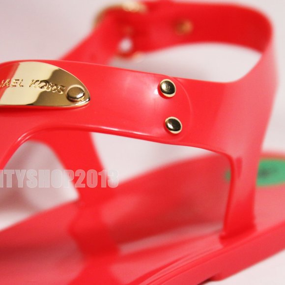 Michael Kors | Shoes | Michael Kors Plate Jelly Pvc Coral Reef Color ...